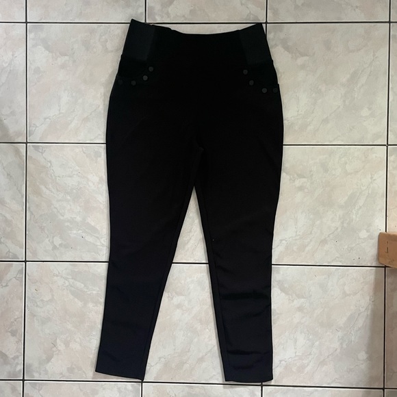 Lark + Grey | Pants & Jumpsuits | Lark Grey Black Wide Waist Pocket ...